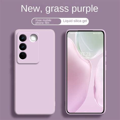 Vivo V29e V29 5g V27e V27 Pro 5g Liquid Silicon Case Phone Full Camera