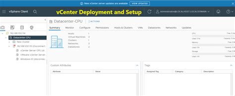 vcenter deployment and setup vmorecloud virtualization cloud and it