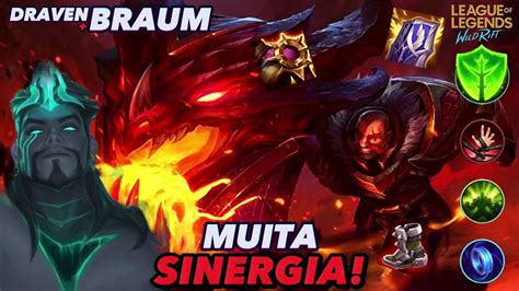 TANKEI PRO DRAVEN E ELE AMASSOU A BOTLANE WILD RIFT YouTube