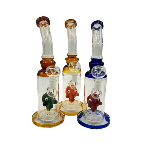 10 Alien Face Design Water Pipe Assorted Colors — Multiline Online