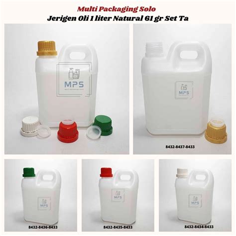 Jual Jerigen 1 Oli Natural Ta Jerigen Hdpe Jerigen Oli Jerigen Minyak Jerigen 1 Liter