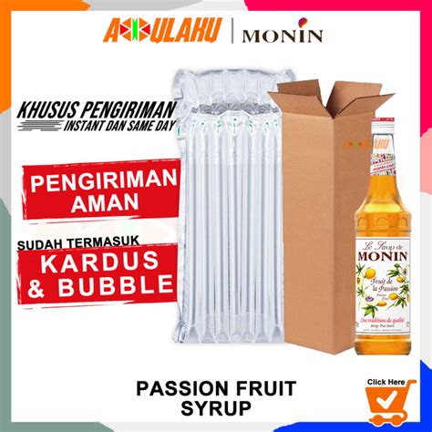 Monin Syrup Passion Fruit Sirup Monin Lazada Indonesia