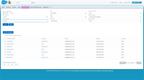 Privacy Criteria Search