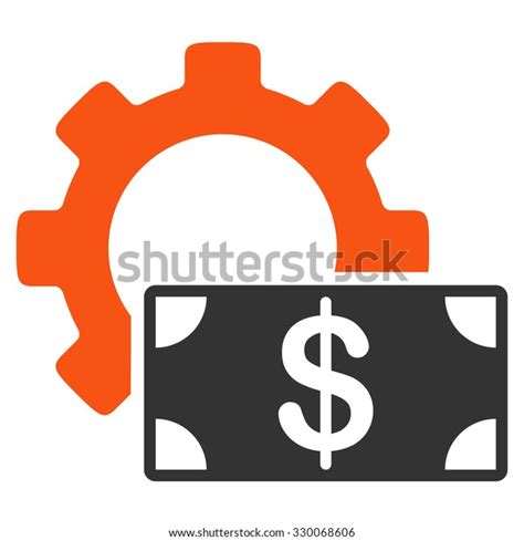 Development Cost Vector Icon Style Bicolor Stock Vector Royalty Free