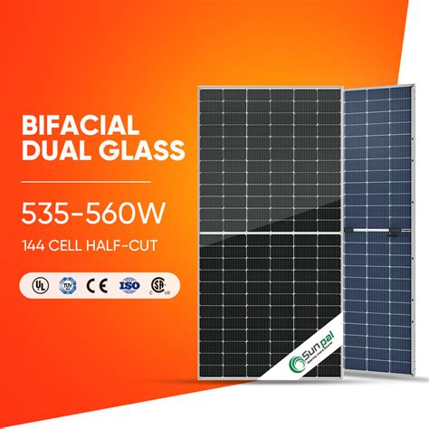 Paneles Solares De Casa 535 540 545 550 555 560W High Efficiency