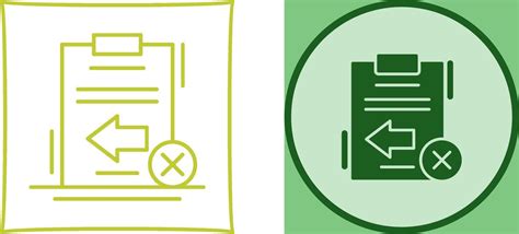 Return Failed Icon Design 44462164 Vector Art At Vecteezy