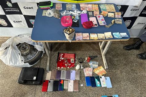 Operação prende seis pessoas e apreende celulares drogas e animais silvestres em Coari AM