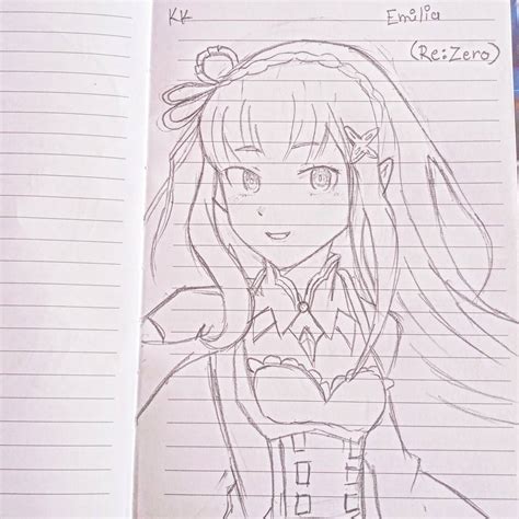 Emilia From Rezero By Kavyakk23 On Deviantart