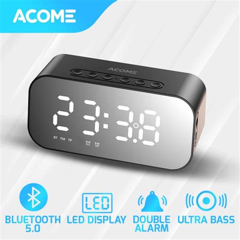 Jual Acome A Speaker Bluetooth Jam Alarm Led Display Ultra Bass Kota Surakarta Ayass