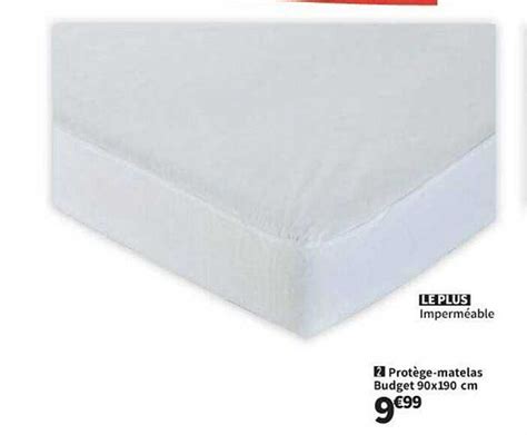 Promo Protège Matelas Budget 90 X 190 Cm Chez Conforama Icataloguefr