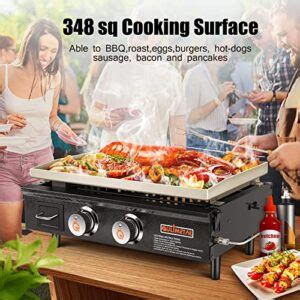QuliMetal Portable Griddle Flat Top Grill 22 Inch Table Top Griddle 2