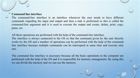 user and operating system interface pptx