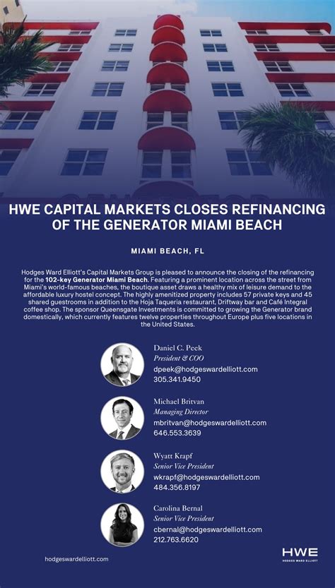 Hodges Ward Elliott On Linkedin Hodges Ward Elliotts Capital Markets