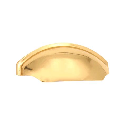 Tulip Cup Drawer Pull SPIRA BRASS