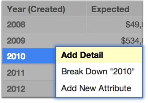 Add Detail To A Metric Or Attribute Value GoodData Classic