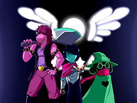 Hd Wallpaper Video Game Deltarune Kris Deltarune Ralsei