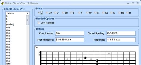 Guitar Chord Chart Software For Windows Free Download