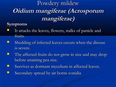 Diseases Of Mango Ppt