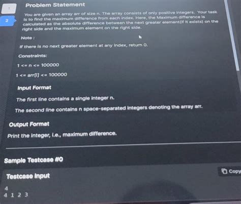 Solved Problem Statement You Are Given An Array Arr Of Size