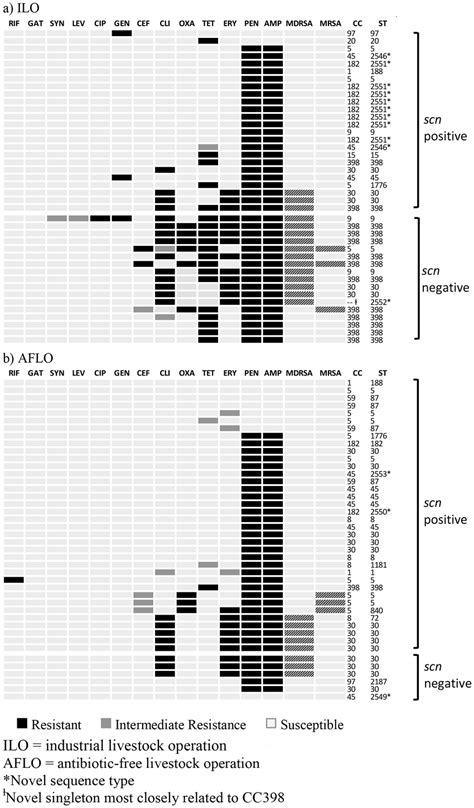 Antibiotic Resistance Profiles Clonal Complexes And Multi Locus