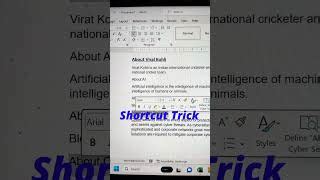 Format Painter Shortcut Trick In MS Word MS Word I Doovi