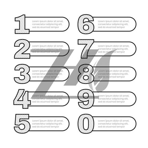 دانلود وکتور آرم اعداد با طرح یادداشت دانلود رایگان فایل لایه باز، Psd، وکتور، لوگو و موکاپ