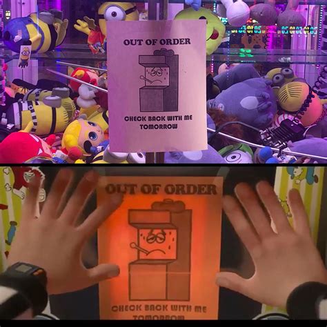 This Theater Arcade Uses The Same Out Of Order Sign As In Wreck It Ralph R Disney