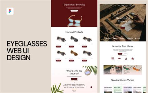 Eyeglasses Web Ui Design Template 313124 Templatemonster