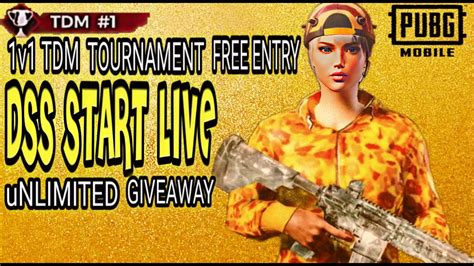 PUBG MOBILE LIVE CUSTOM ROOMS VS TDM TOURNAMENT FREE ENTRY UNLIMITED UC GIVEAWAY PUBG MOBILE