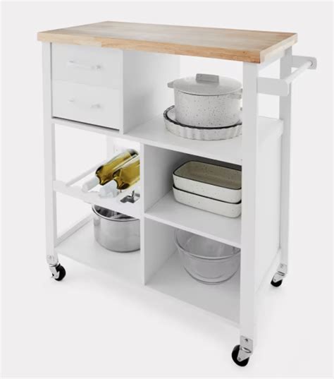 Home And Garden Large White Trolley 99 Kmart Seniors Discount Club