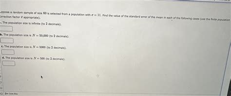 solved uppose a random sample of size 60 ﻿is selected from a