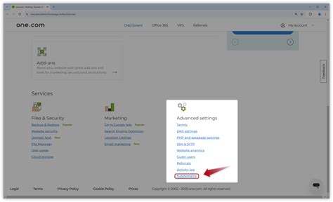 How To Create A Subdomain Manually Support One Com