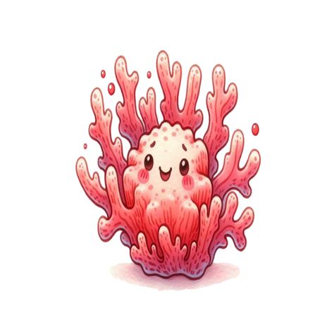 Aigenerated Cute Coral 44809986 Png