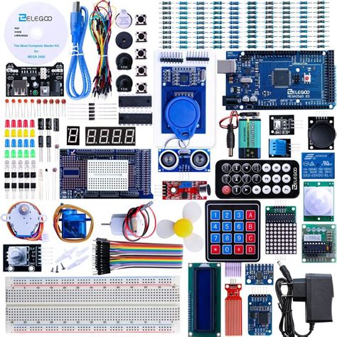 ELEGOOE Mega R3 Kit de Démarrage Ultime Le Plus Complet avec Manuel d