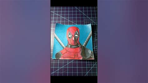 dibujando a deadpool ⚔️💥 youtube