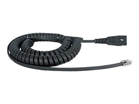 Jabra VXi Cord P Type Headset Cable To Quick Disconnect Male Ft Office Depot