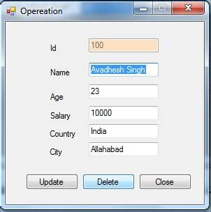Insert Delete Update In DataGridView With DataTable In C MindStick