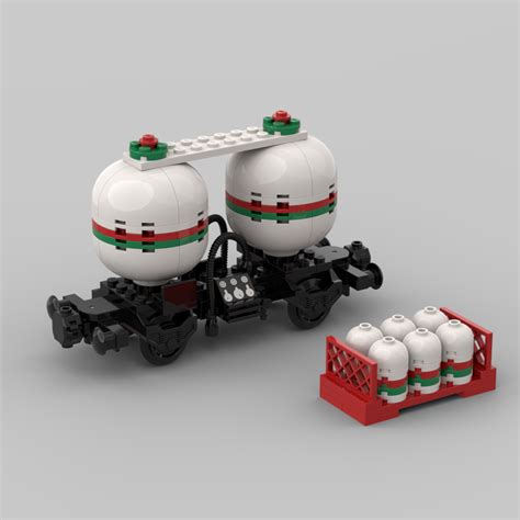 Lego Moc Octan Twin Tank Rail Tanker Wagon By Josszo Rebrickable