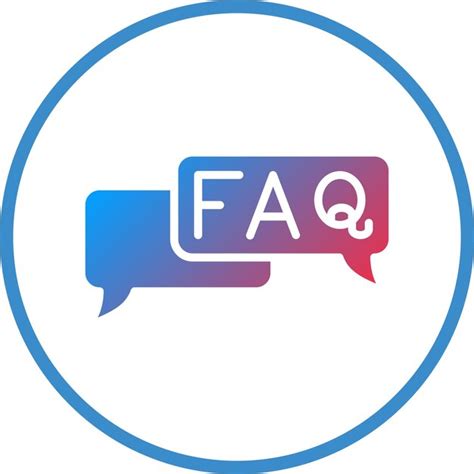 Premium Vector Vector Design Faq Icon Style