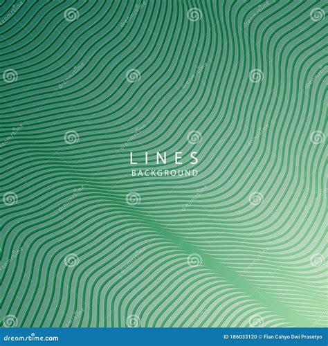 Wave Lines Pattern An Abstract Stripe Background Vector Stock Vector