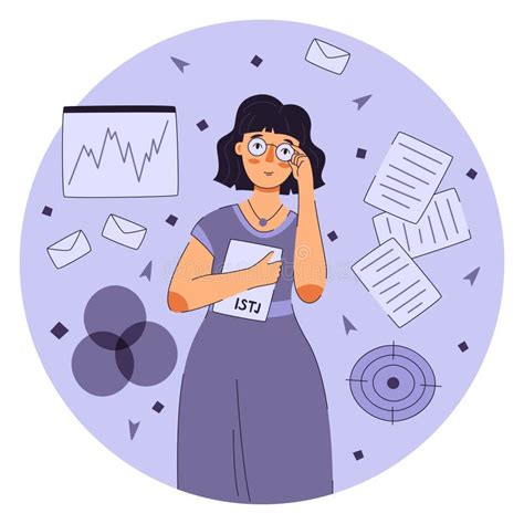 Socionics Mbti Concept Istj Character Personality Stock Vector Illustration Of Mbti Myers