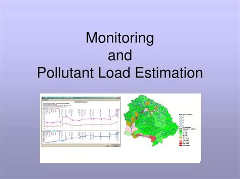 ppt monitoring and pollutant load estimation powerpoint presentation