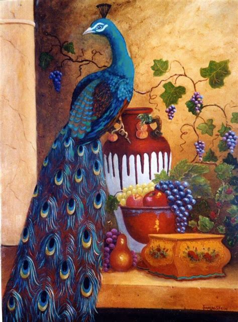 The Peacock By Jeanene12 On Deviantart Peacock Wall Art Peacock