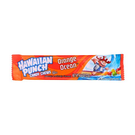 Hawaiian Punch Candy Chews Fruity Orange Flavor Candy Rainbowland Candy Co