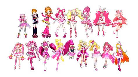 Mmd X Precure Anniversary 20th Team Pink Precure By Semila259 On Deviantart