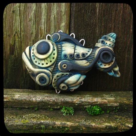 Как сделать рыбку из полимерной глины Polymer Clay Fish, Polymer Clay ...
