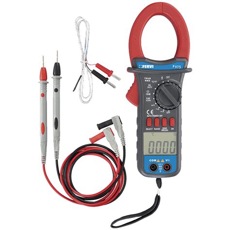 Pinza Amperometrica Digitale Portatile FERVI Multimetro AC DC