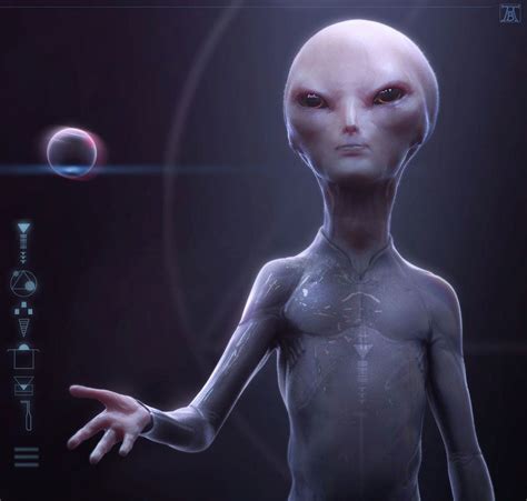 Grey Alien Andrew Baker On Artstation At