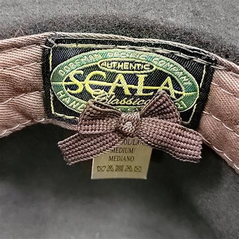 Scala Classico Outback 100 Wool Mens Brown Hat Medium Etsy