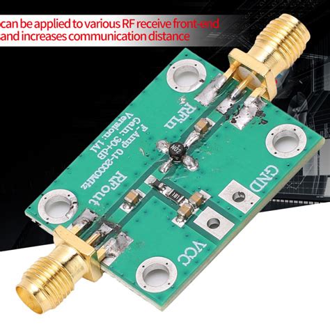 0 1 2000mhz Rf Wideband Amplifier 6v 12v Dc Low Noise Rf Amplifier